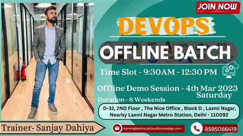 Devops Offline Batch Offline Training Demo Session 👉 Enroll Now By