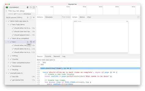 Playwright S Ui Mode Watch Mode And Time Travel Debugging Dev Community