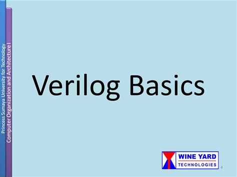 Verilog Tutorial Ppt