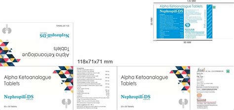 Alfa Ketoanalogue Ds Tab 400 Mg Packaging Size 1 10 Tablets At