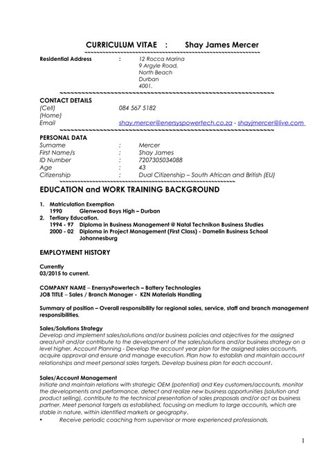 Resumeshaymercerver4 Doc