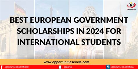 Top European Government Scholarships 2024 Opportunities Circle