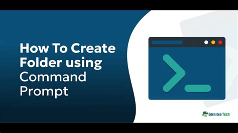 How To Create Folder Using Command Prompt Youtube