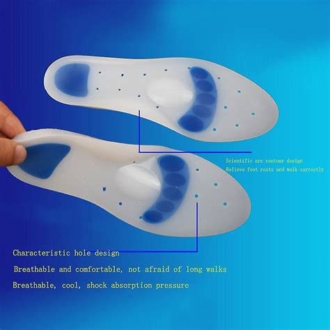 Wholesale Unisex Medical Silicone Gel Insole Plantar Fasciitis Heel