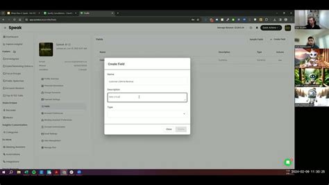 Managing Fields In Speak Youtube