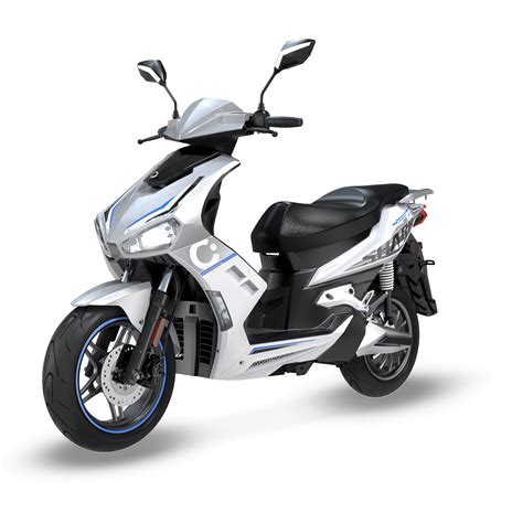 Cecotec Shark Rs Plata Azul Motocicleta Eléctrica Velocidad Máxima