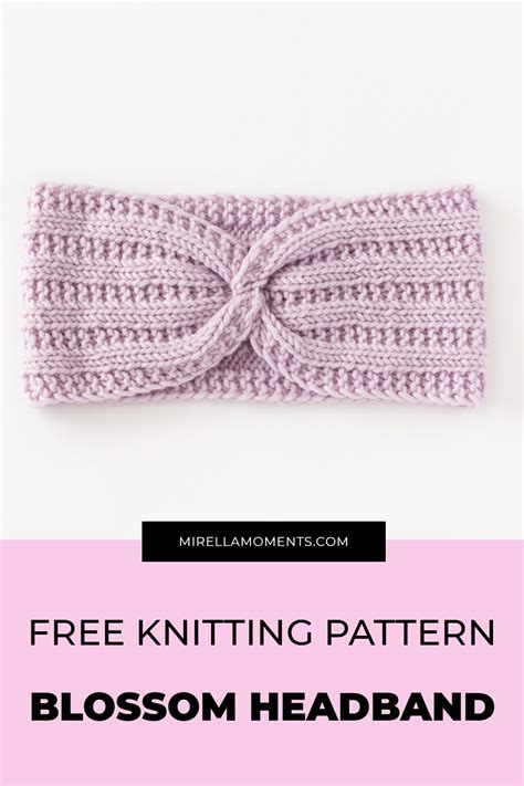 Mulberry Knit Ear Warmer Free Pattern Artofit