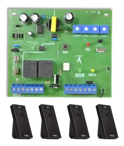 Central Placa Motor Portão Rossi 4 Controles Kx30fs Dz3 Dz4