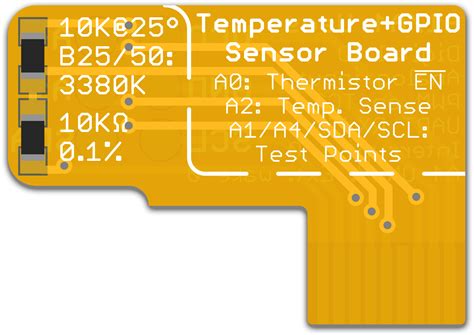 Temperature GPIO Sensor Board