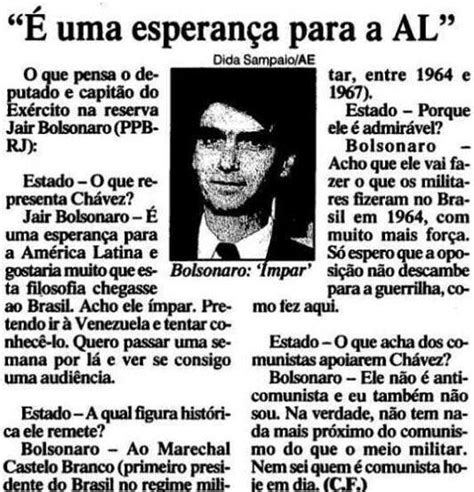 Bolsonaro Disse Que Chávez é “uma Esperança Para A América Latina”