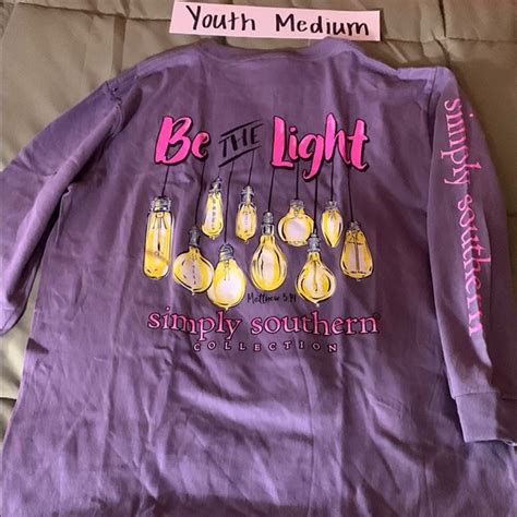 Simply Southern Shirts And Tops 225 Simply Southern Purple Long