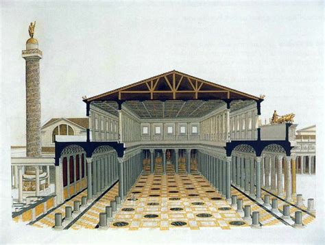 Basilica Ulpia Roman Architecture Ancient Architecture Ancient