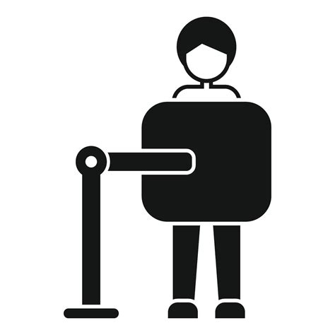 Man Examination Person Icon Simple Vector Operating Client 41273002