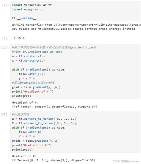 tensorflow2 0笔记 计算梯度 tensorflow2 0版本怎么计算梯度 csdn博客