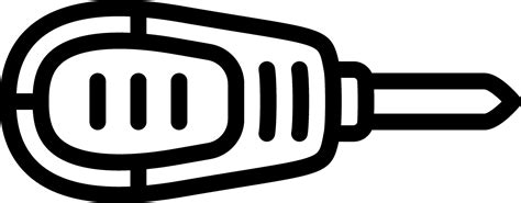 Black Line Icon For Key 48205388 Vector Art At Vecteezy
