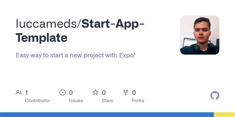GitHub Luccameds Start App Template Easy Way To Start A New Project With Expo