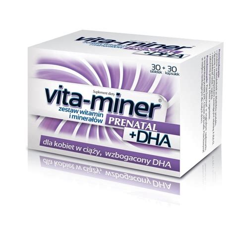 1 Vita Miner Prenatal Dha Opinie Cena Zamienniki Ulotka