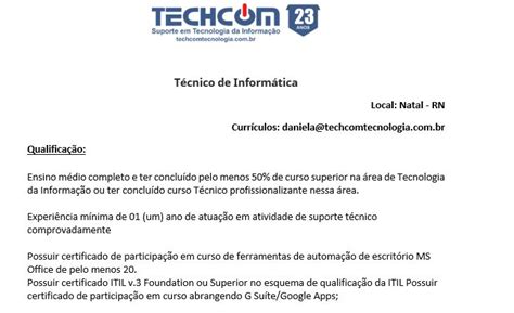 Techcom Tecnologia Publicou No Linkedin