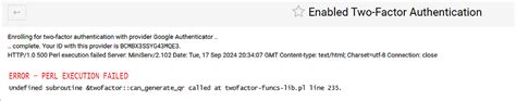 2fa Error For Mail Users Usermin Virtualmin Community