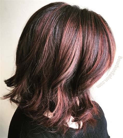Auburn Highlights On Dark Brown Hair Hair Color Auburn Brown Auburn