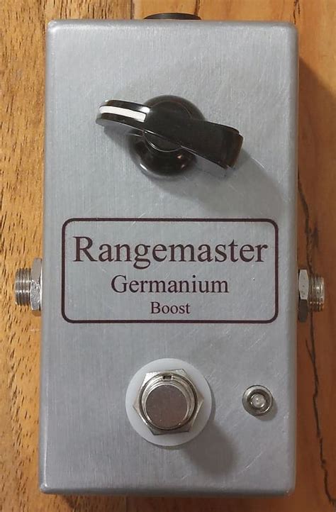 Rangemaster Germanium Boost Guitar Pedal Handcrafted In The Reverb