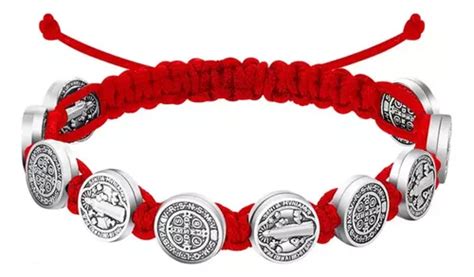 Pulsera Ajustable Amuleto San Benito Proteccion Buena Suerte Meses