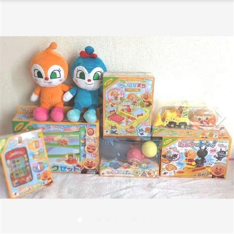 36％割引オレンジ系【国内正規品】 【1】新品 未使用 アンパンマン♥おもちゃセット【知育玩具】 知育玩具 おもちゃオレンジ系 Otaon