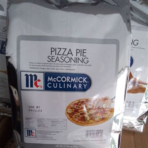 McCormick Pizza Pie Seasoning 500g Shopee Philippines