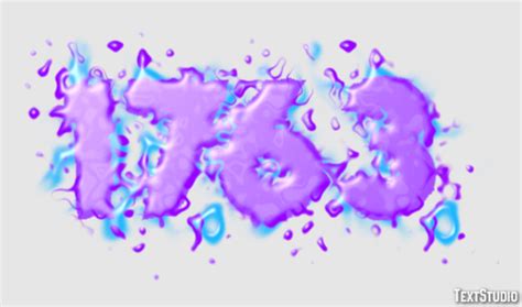 1763 Text Effect and Logo Design Number