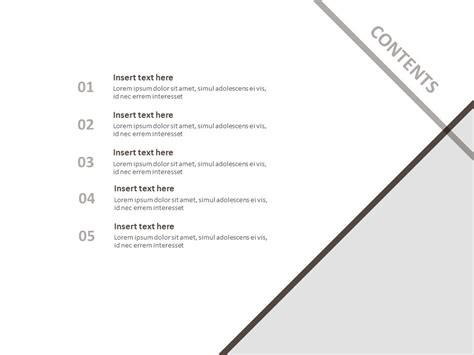 Google Slides Free Tilted Gray Lines