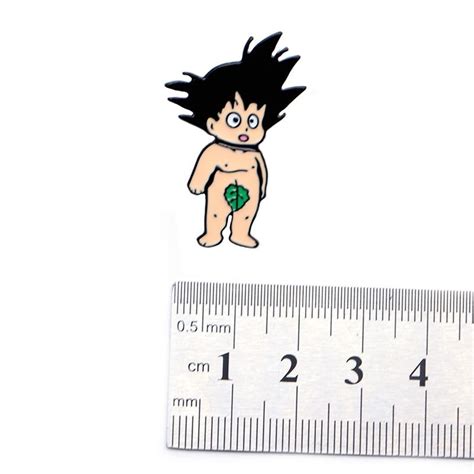 Dragon Ball Z Naked Son Goku Enamel Pin Distinct Pins