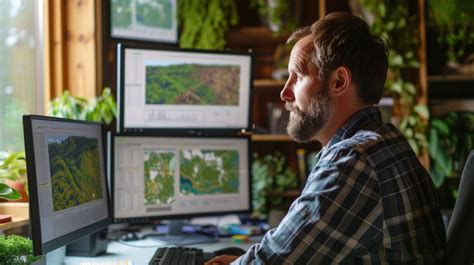 Free Man Analyzing Maps Image Download At Stockcake