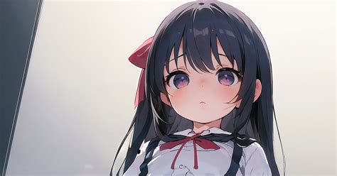 ロリ 嫌そうにパンツを見せるjs Ai漫画創作俱楽部のイラスト Pixiv