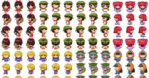 ドット絵 Rpgツクールmv用歩行グラフィック東方キャラクターまとめ111 スペキュラム合金のイラスト Pixiv