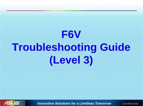 Pdf Asus F6v Troubleshooting Guide Dokumentips