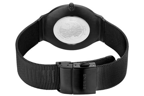 Unisex Bering Classic Black Pvd Milanese Creative Watch Co