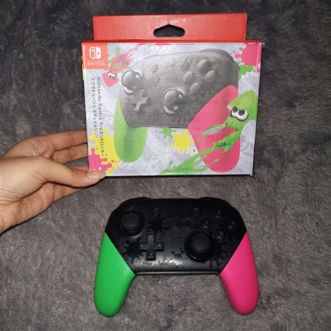 Jual Nintendo Switch Pro Controller Splatoon Second Shopee Indonesia