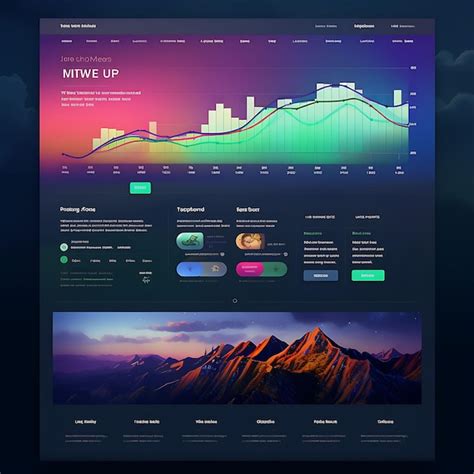premium ai image website layout design of a data analytics platfor2876 creative unique