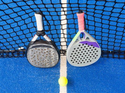 Padel Tennis Racket Sport Court And Balls Stock Image Image Of Tennis Exercise 350701459