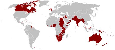 British Colonial Empire Map Vanya Jeanelle