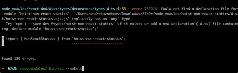 Typescript Error From A Dependency Easy Fix Issue React Dnd React Dnd Github