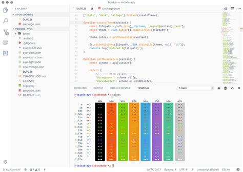 Github Hex20vscode Ayu Ayu Theme For Vscode