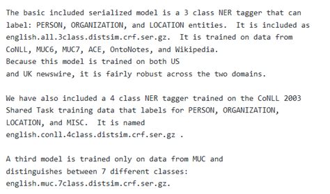Entity Recognition In Stanford NLP Using Python Stack Overflow