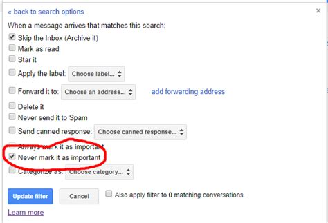 Almost Everything Being Marked Important In Gmail Web Applications