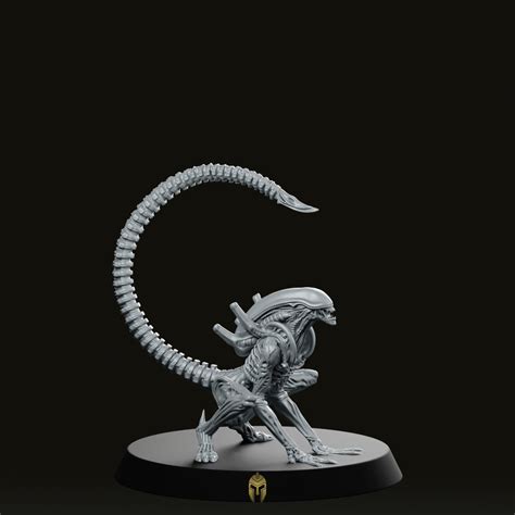 Xeno Drone E Miniature Science Fiction By Papsikels Miniatures We