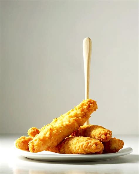 Delicious Chicken Fingers Raising Canes Premium Ai Generated Image