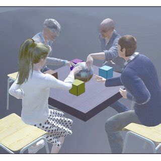 Participants Prepare To Teleport From The Hall Download Scientific Diagram