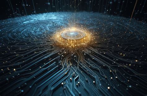 3d Quantum Computing Concept Abstract Digital Particles Tech Industry Research Presentations