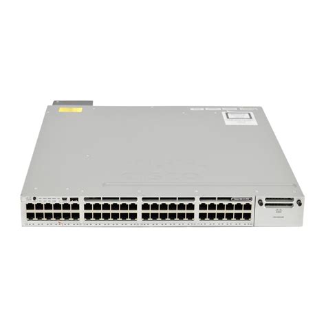 Cisco Ws C3850 48u E 48 Port Gigabit Upoe Stackable Switch Pwr C1 1100wac Dedicated Networks