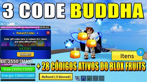 Testei Codigos Que Te Da Frutas Miticas No Blox Fruits😻 Aumente Suas